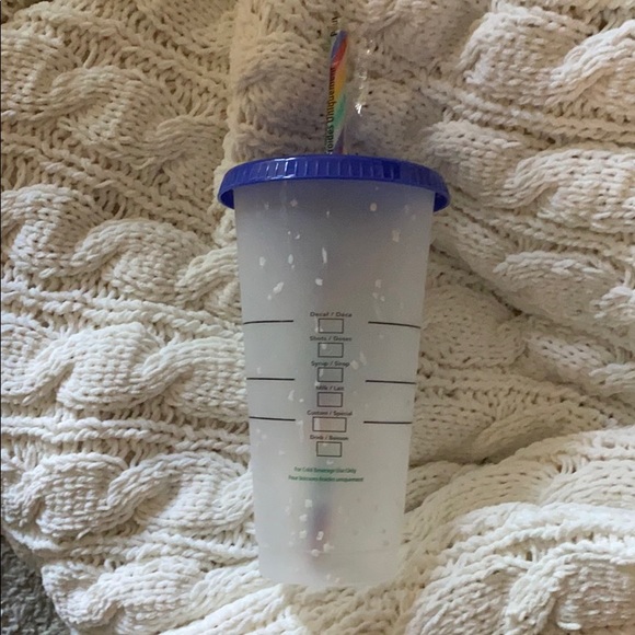 Starbucks | Kitchen | New Starbucks Color Changing Confetti Cold Cup ...